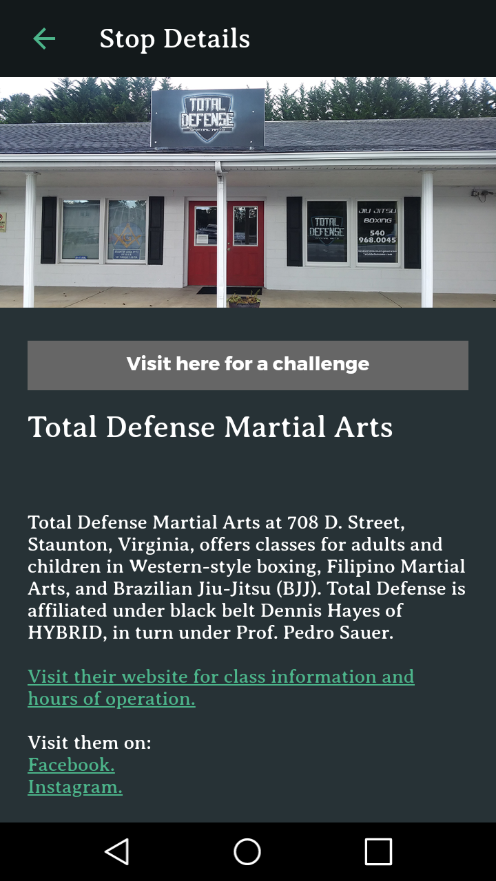 Total Defense is on Traipse – Total Defense Martial Arts